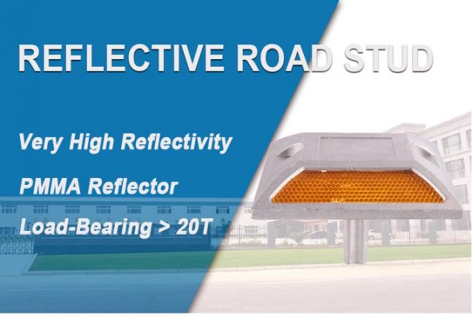 ASTM Reflective Pavement Studs Aluminum Road Reflector Stud ODM